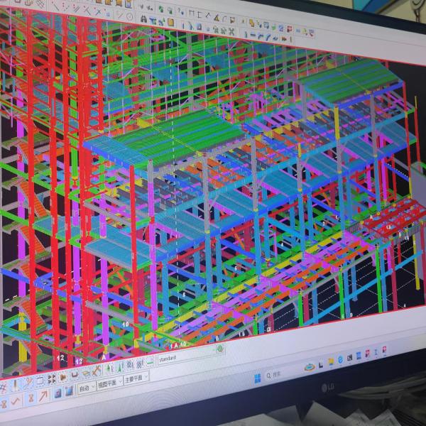 Quality Pre Engineered Steel Structure Workshop Construction With Steel Color Sheet for sale