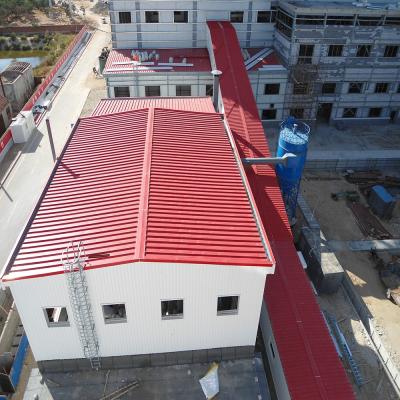 China Large Span Prefab Steel Frame Building Construction Customizable Strong Strength for sale