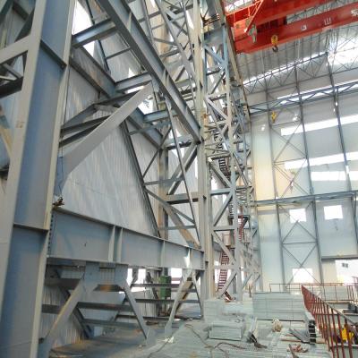 China Industrial Prefabricated Steel Structure Building Fireproof 15m - 36m Span for sale