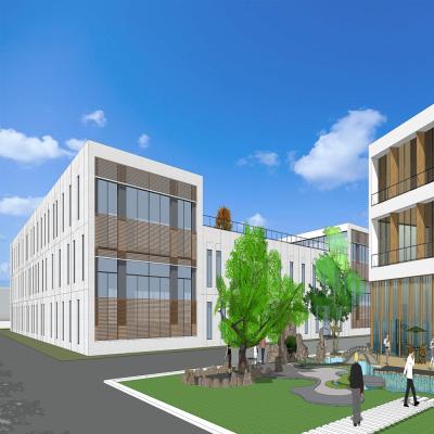 China Edifícios pré-fabricados de estruturas de aço com elevada resistência a intempéries à venda