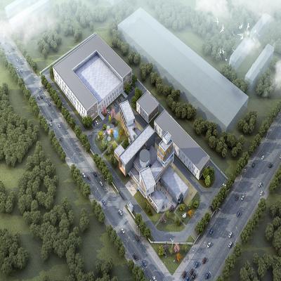 China Edifícios pré-fabricados de estruturas de aço com elevada resistência a intempéries à venda