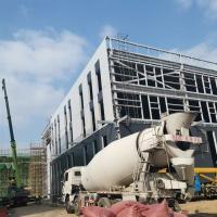 Quality Modular Steel Structure Building Prefabricated With Cutting Processing Service for sale