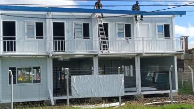 China Q355 Q235 Modular Container Buildings Prefab Container Homes Customized for sale