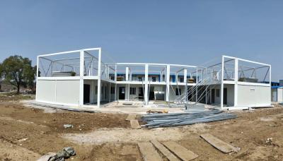 Cina Casa container prefabbricata modulare con telaio in acciaio e pannello sandwich in vendita
