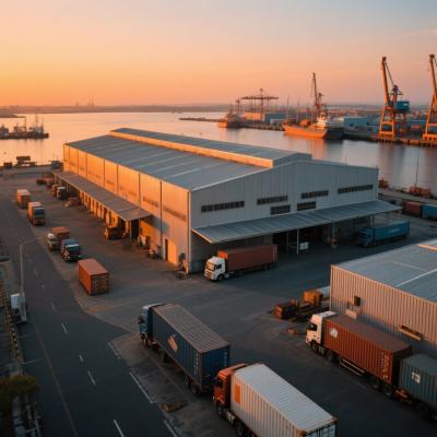 China Steel Structure Prefabricated Warehouse Building Industrial Flexible Layout for sale