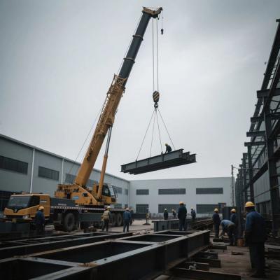 China ISO Insulated Steel Frame Buildings Hot Rolled Steel Sustainable Recyclable for sale