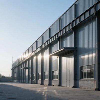 China Armazém de Estrutura de Aço Pré-Fabricada Personalizado com Parafusos de Alta Resistência Conectados à venda