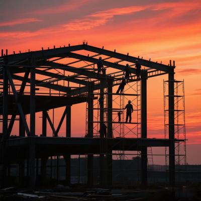 China Construções agrícolas metálicas de aço flexível Estruturas pré-fabricadas de aço à venda