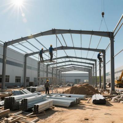 China Op Maat Gemaakt Prefab Magazijn Hoogsterktebouten Verbonden Prefab Staalconstructie Magazijn Te koop