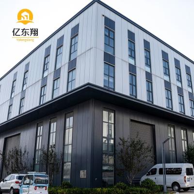 Prefab Steel Warehouse with Sandwich Panel Walls