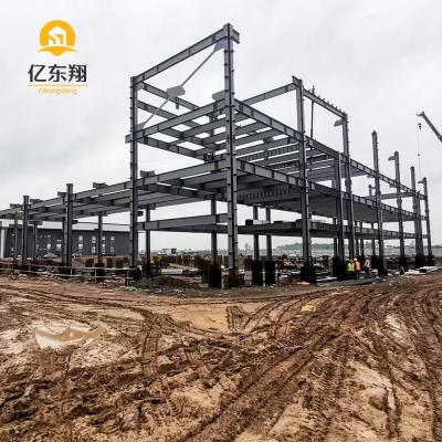 China Prefab Steel Warehouse with H-Section Beams 50-Year Lifespan for sale
