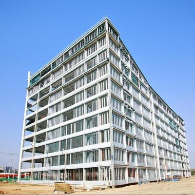 China Multi Story Prefabricated Steel Frame Building with Insulated Wall Panel and High Versatility for sale