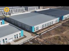 Large Span Pre-Engineered Steel Warehouse Estrutura de aço pré-fabricada Armazenamento em sala fria