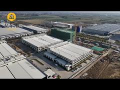 Structurele staalconstructies Bouw van kantoorgebouwen Industrieel bouwwerk Prefabrieke fabrieken Schuur