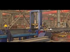AutoCAD Designed Steel Structure Workshop With Stainless Steel Gutter And Painting / Galvanized Surface