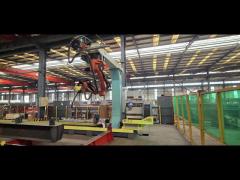Galvanized Spray Coated Prefab Steel Workshop Custom Construction