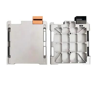 China Aluminum Casting Battery End Plate For EV Battery Pack 175mm OEM ODM for sale