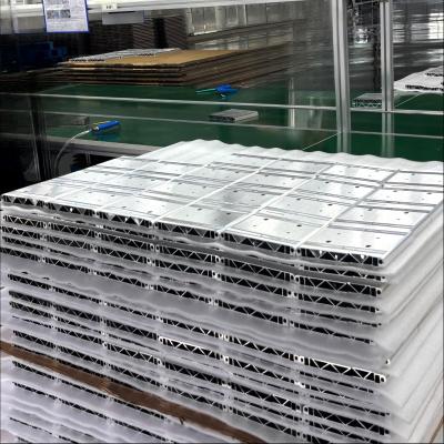 China Lightweight 6063 Aluminum Battery Module End Panel Thermal Management And Cell Expansion Force Resistance for sale