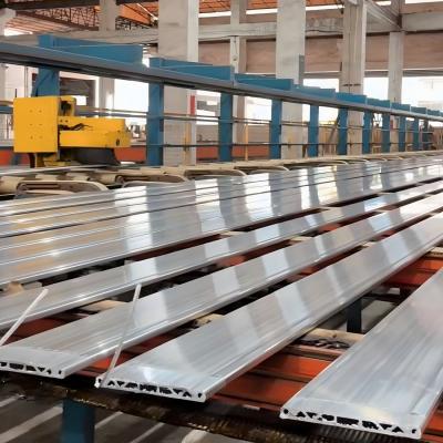 China 6063 Aluminum Extrusion Battery Module End Plate One Piece Extrusion for sale