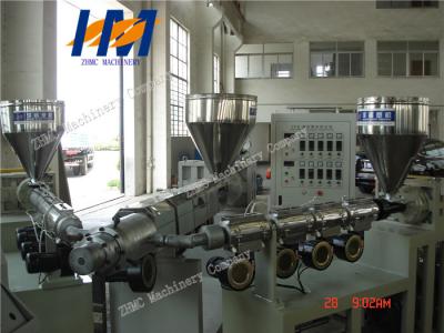 China Triple Layer Plastic Extrusion Machine Low Noise 70-300KW Motor Power for sale