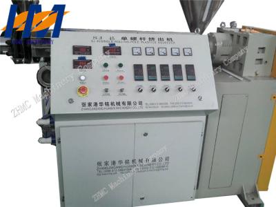 China Plastic Conical Twin Screw Extruder PVC For Pipe Profile Sheet Extrusion for sale