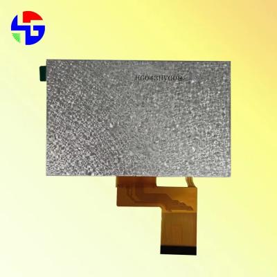Cina Luminanza LCD a 4,3 pollici del touch screen 480x272 800cd/m2 dell'interfaccia di RGB in vendita