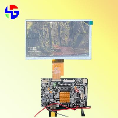 Cina Interfaccia LCD 400cd/m2 dell'esposizione LVDS di industriale a 7,0 pollici dei pixel 1024x600 in vendita