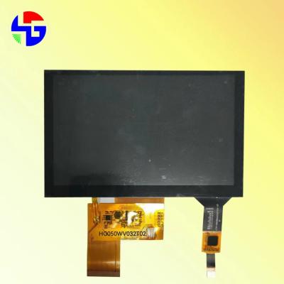 China módulo do LCD de 5,0 polegadas, relação do RGB, exposição padrão, TN, 800x480 à venda