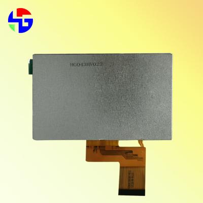 China Standaard van de Helderheidstft van 480x272 Hoge de Vertonings4.3inch RGB Interface Te koop