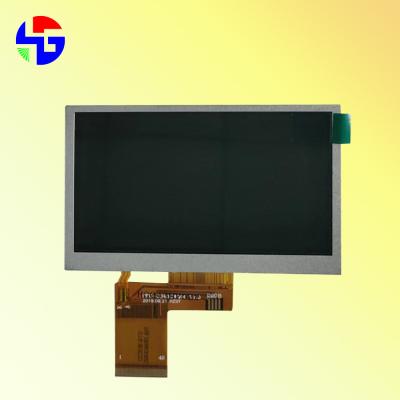 China Standaard van de Helderheidstft van 480x272 Hoge de Vertonings4.3inch RGB Interface Te koop