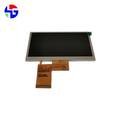 China TFT IPS RGB Interface 4.3 Inch LCD Display 480x272 Resolution 500cd/M2 Brightness à venda