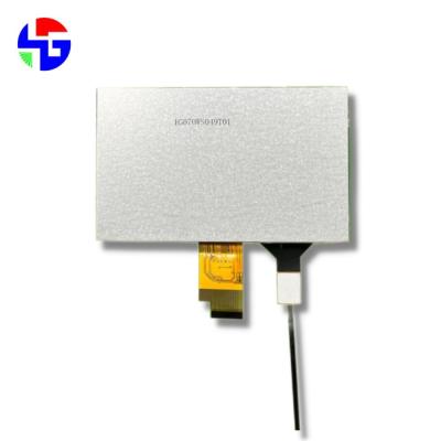 China 7 duim TFT LCD, IPS, LVDS-Interface, 1024x600-Resolutie, 600cd/m2-Helderheid Te koop