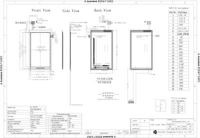 中国 720x1280 モニター LCD タッチ スクリーン 5 インチ MIPI インターフェイス 販売のため