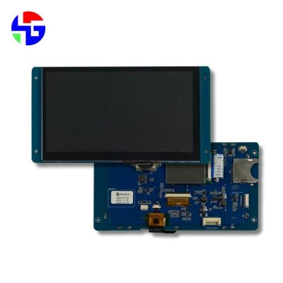 China Polegada modelo de série RS232 de Display 800X480 7,0/módulo de TTL Smart TFT LCD com écran sensível à venda