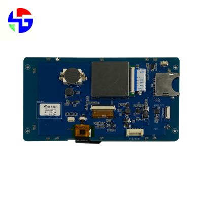 China Polegada modelo de série RS232 de Display 800X480 7,0/módulo de TTL Smart TFT LCD com écran sensível à venda