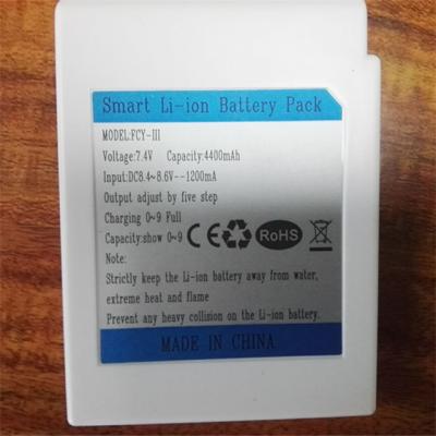 China 4400mah Smart Heated jacket battery pack  with 4 Modes Thermostat for sale