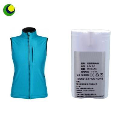 China 7V Next Gen heated vests clothing Lithium Battery Pack with high capacity for sale
