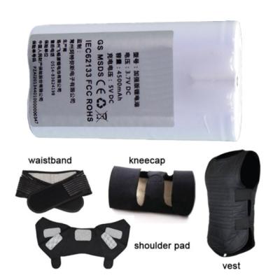 China 7.4V 3400mAh Lithium Battery pack With Charger for Heated Clothing for winter for sale