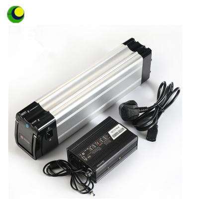 China Favorites Compare silver fish type LiFePO4 36V battery pack 10Ah for electric bicycle for sale