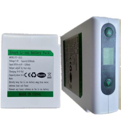 China 7.4v 5200mah Heating gloves remote control lithium battery pack from factory price for sale