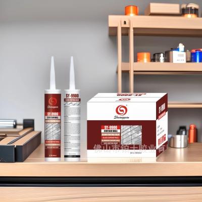 China Black Color Leak Proof Structural Silicone Sealant High Temperature Resistant for sale