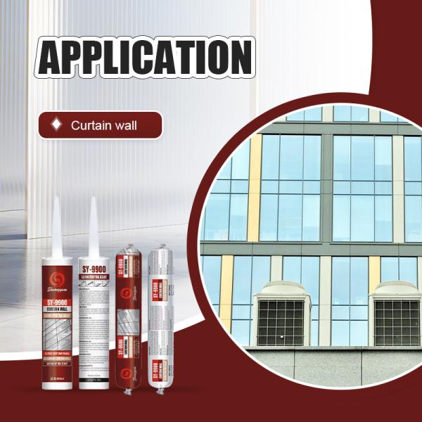 Quality Heavy Duty Structural Glazing Adhesive Silicone Building Sealant High Tear Strength for sale