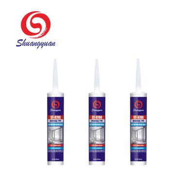 China Multi Functional Universal Silicone Sealant Customized Color Window Silicone Caulk for sale