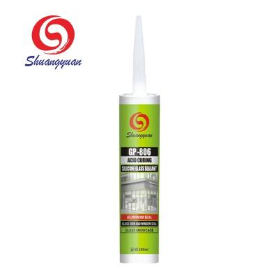 China Structural Bonding Acetate Silicone Sealant For Large Plate Glass Anti Shrinkage for sale