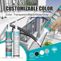 Quality OEM Crack Resistant Mould Proof Silicone Sealant For Window Door Wall Tile Glass for sale