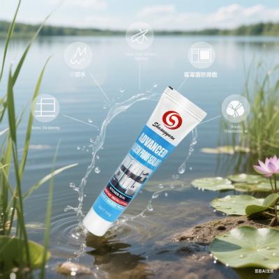 China Strong Bond Waterproof Mildew Resistant Silicone Sealant for Bathroom Kitchen Tile for sale