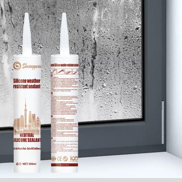 Quality OEM Logo Neutral Silicone Sealant Non Corrosive Long Lasting 100% Waterproof for sale