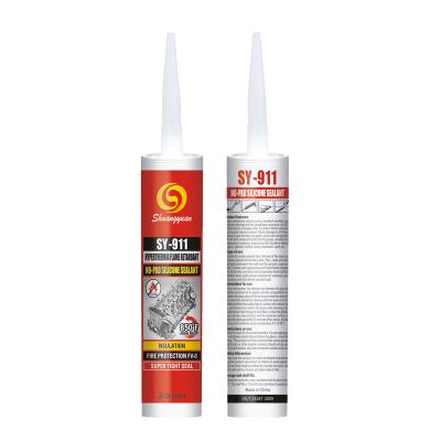 China OEM Anti Aging Fire Resistant Silicone Sealant 300ml Fireproof Silicone Sealant for sale