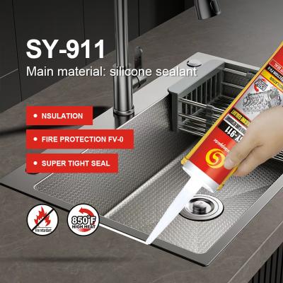 China High Temperature Flame Retardant Sealant Strong Permanent Adhesion Custom Color for sale