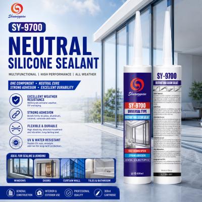 China Universal Silicone Sealant  Waterproof Mildew-proof  Fast Dry for Kitchen Bathroom Window Gap Filling for sale